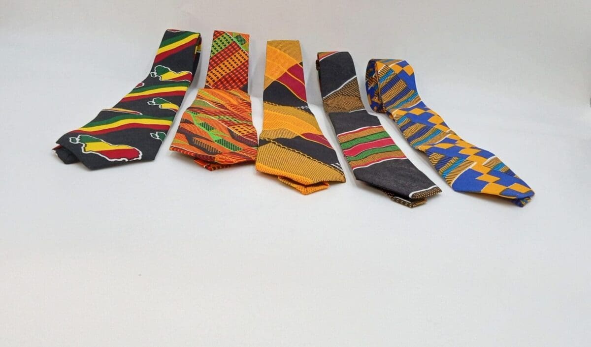 AFRICAN PRINT NECKTIE SETS ( Necktie & Pocket Square to match ...